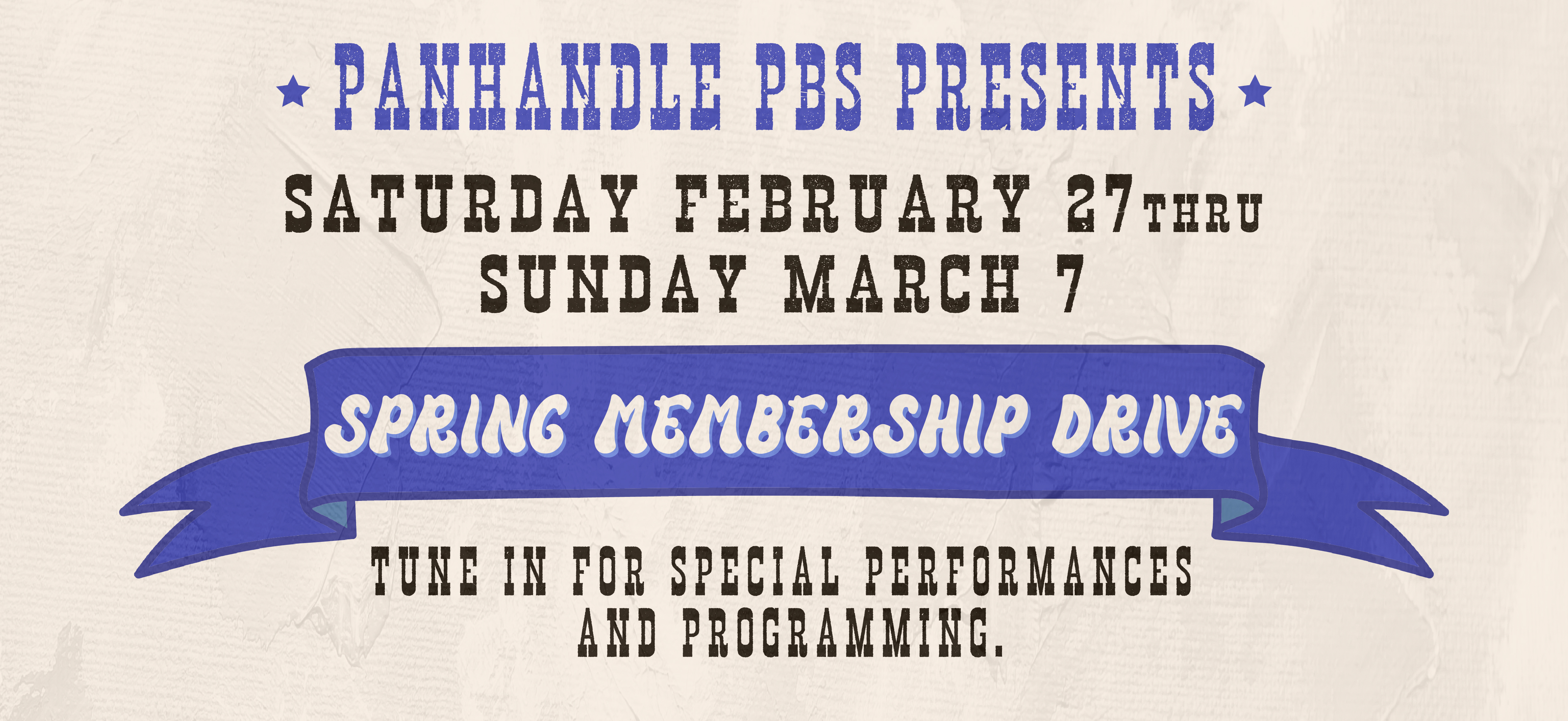 March Membership Drive to bring unique programming