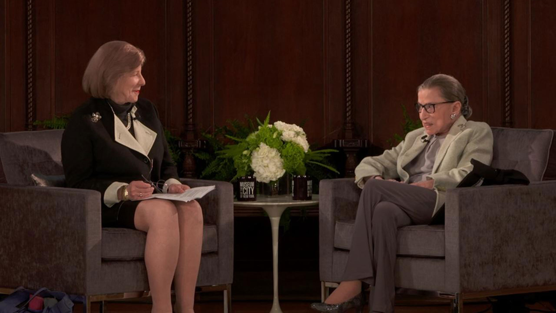 Justice Ruth Bader Ginsburg In Conversation on September 20 & 21