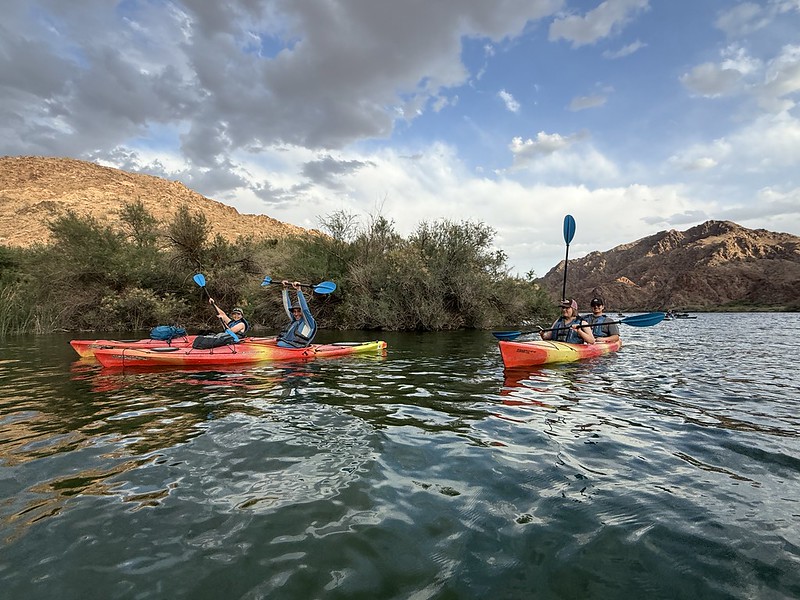 Outdoor Nevada In Real Life Sunset and Twilight Kayak Tour