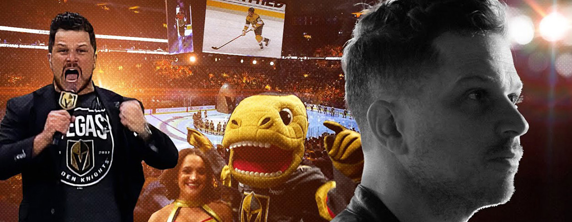 VGK Host Mark Shunock | For the Love of Theater & Hockey | Fan with a ...