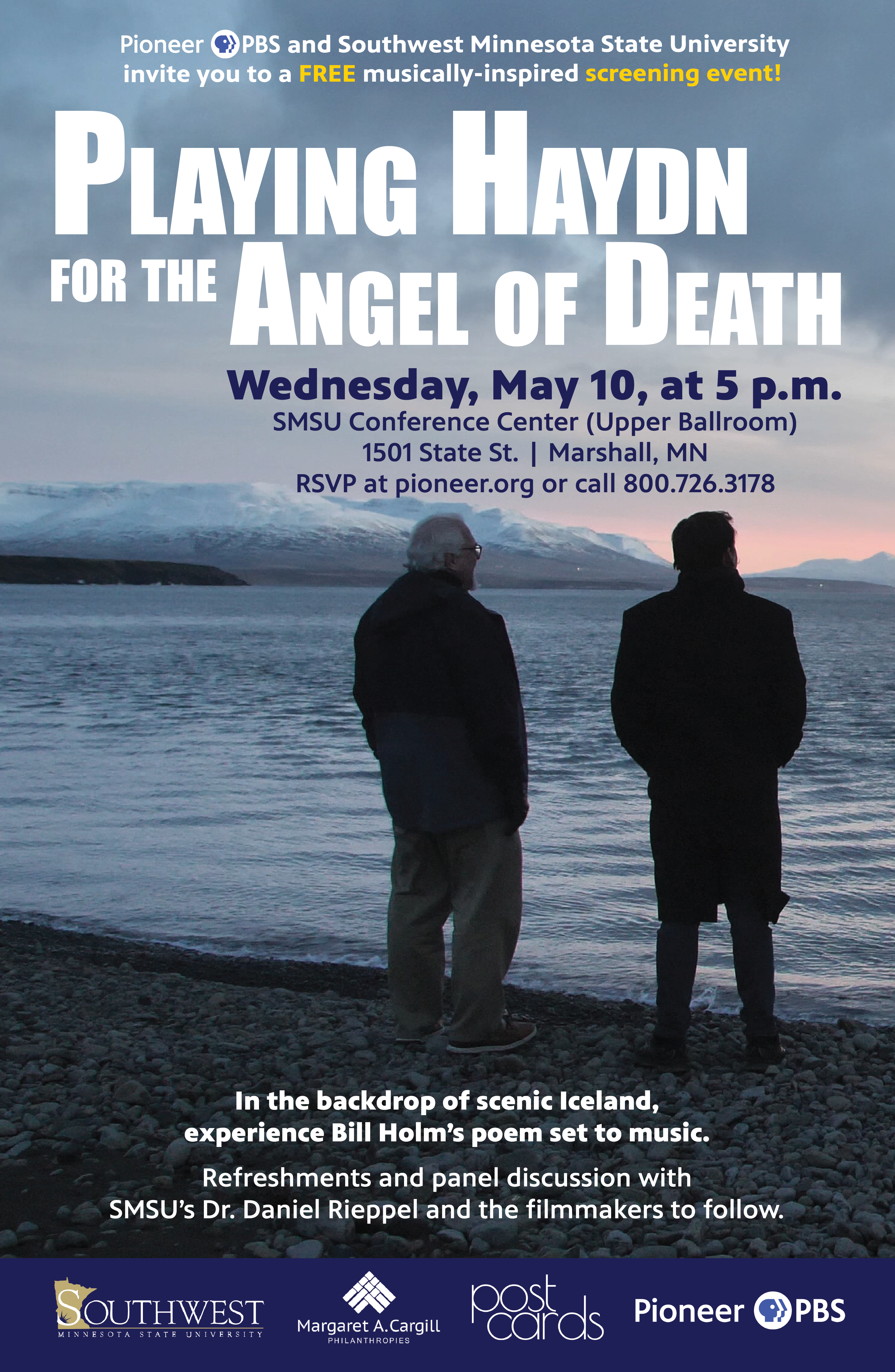 SMSU’s Dr. Daniel Rieppel and poet Bill Holm centered at event on May 10