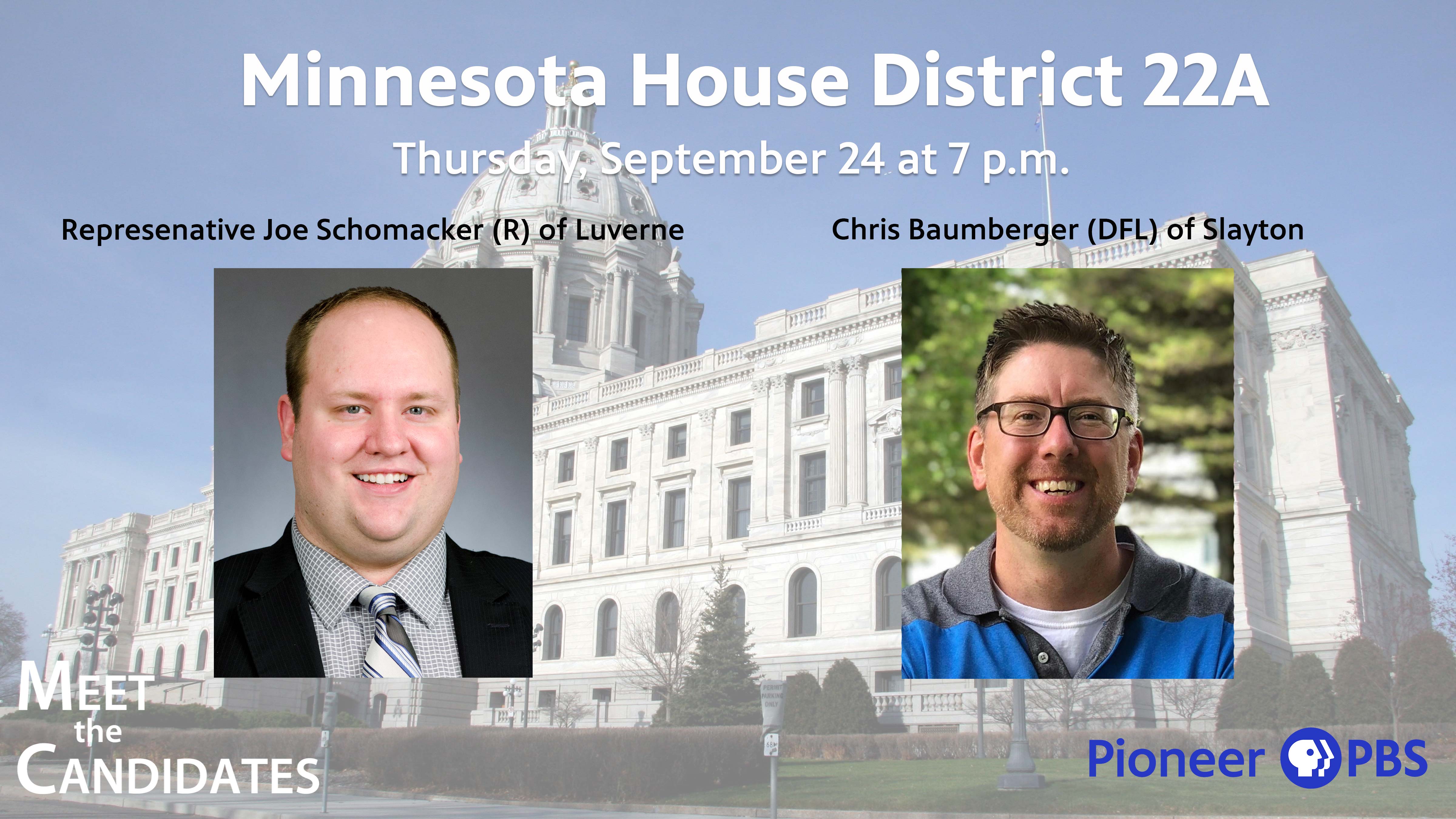 Minnesota House and Senate candidates on Pioneer PBS Sept. 24