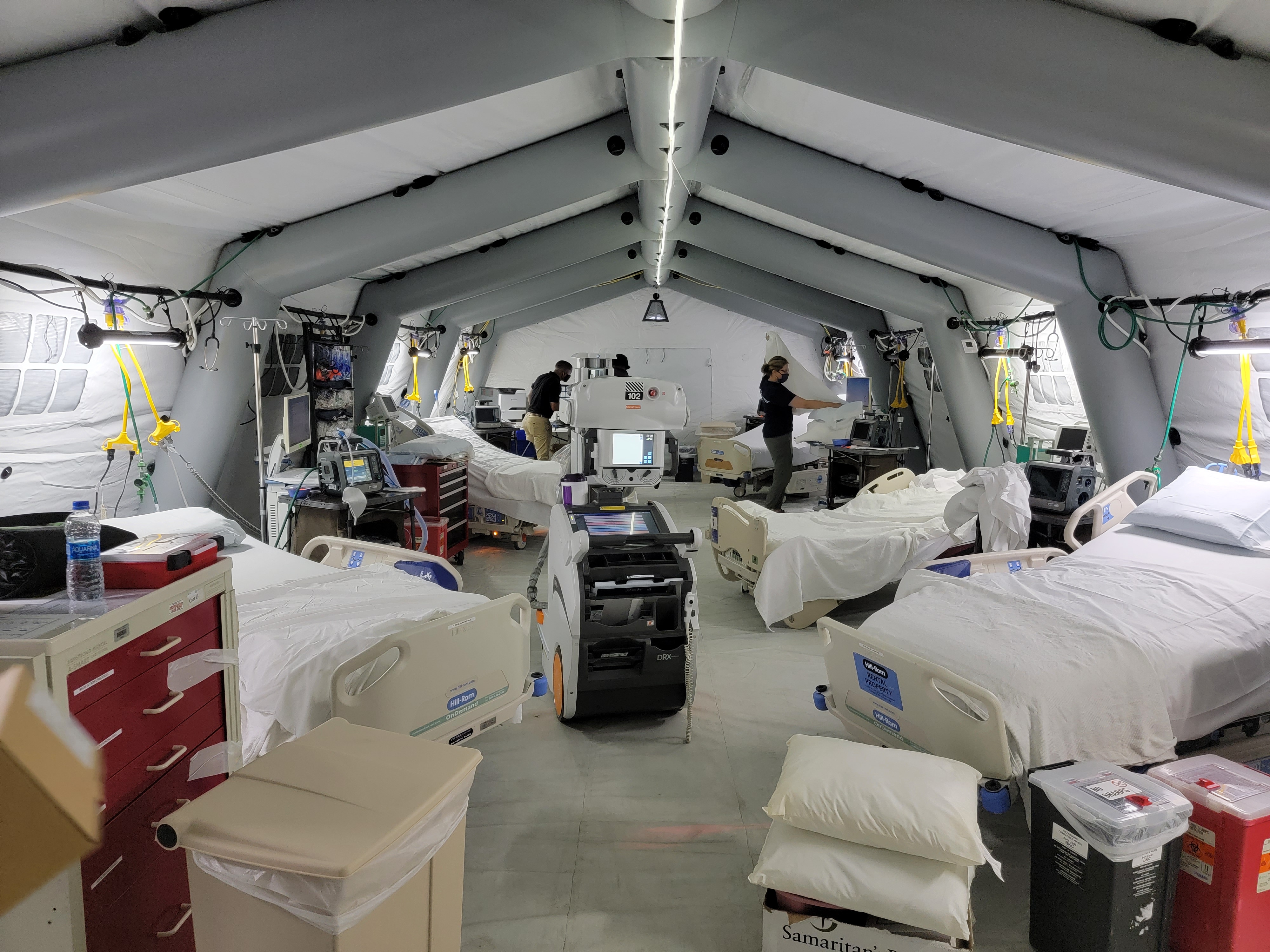 Second field hospital opens in Mississippi to aid in coronavirus ...