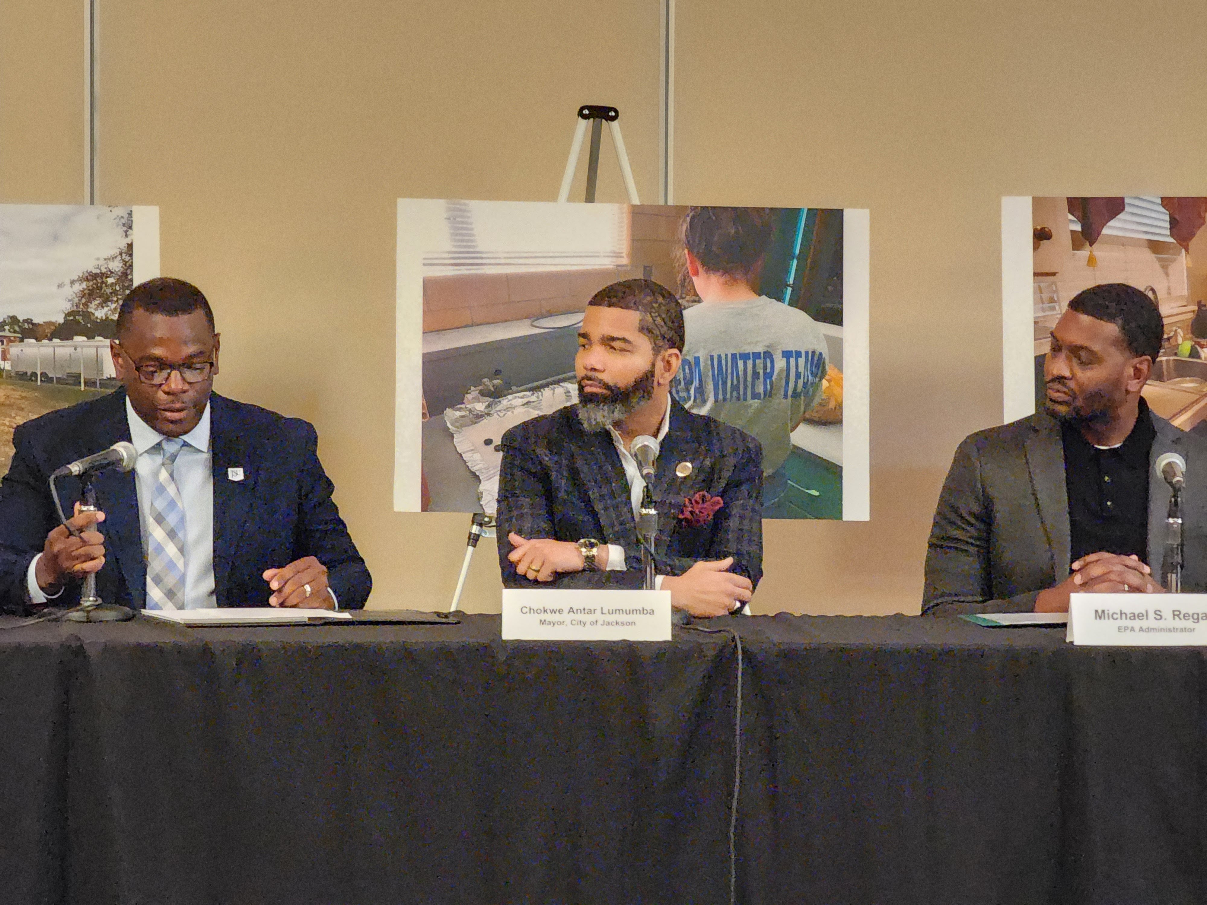 Leadership from the EPA meets with city officials in Jackson to discuss ...