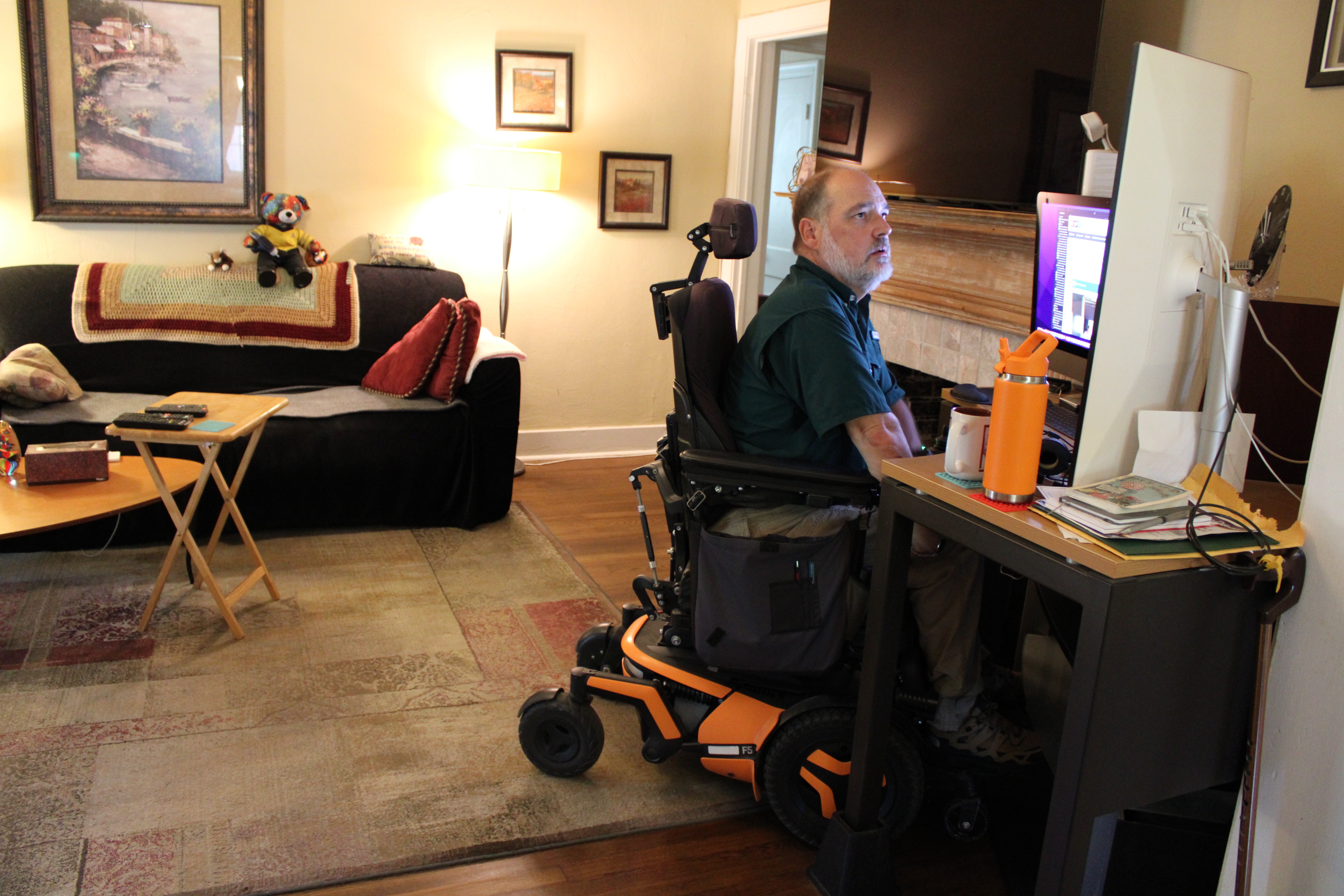 A disability rights advocate pushes for more accessibility while ...