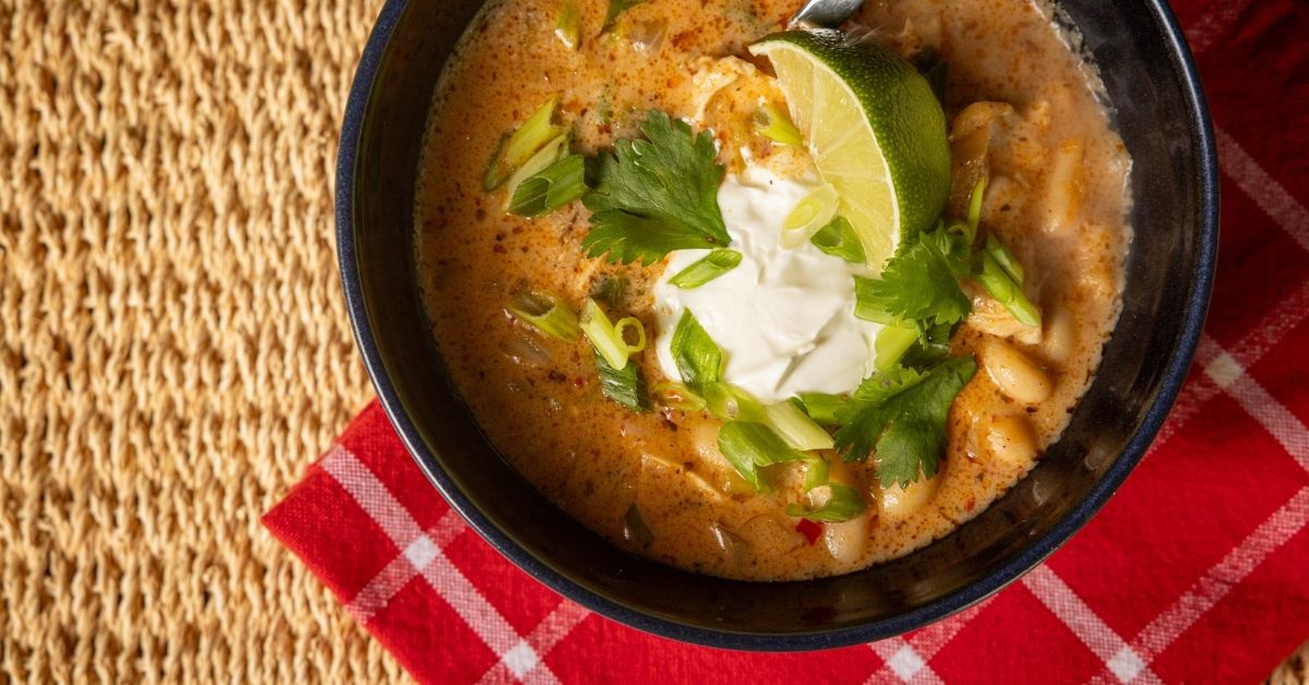 Roasted Green Chile, Chicken & White Bean Stew | The Key Ingredient ...