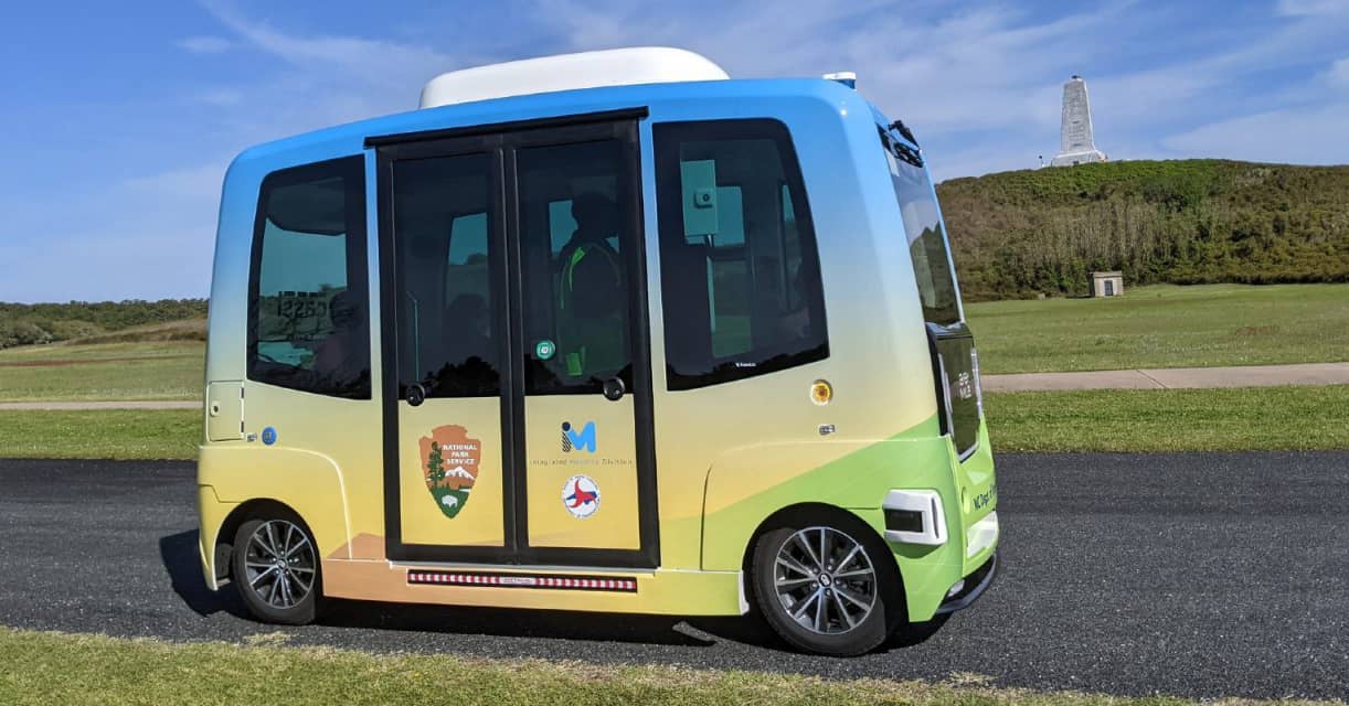 Self-Driving Bus Tested at Wright Brothers Memorial | PBS North Carolina