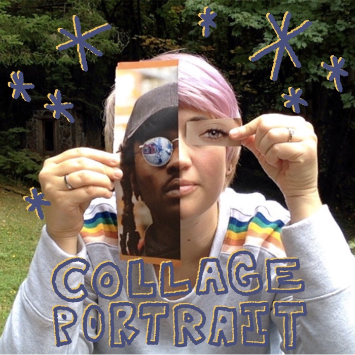 Collage Portrait Craft for Kids