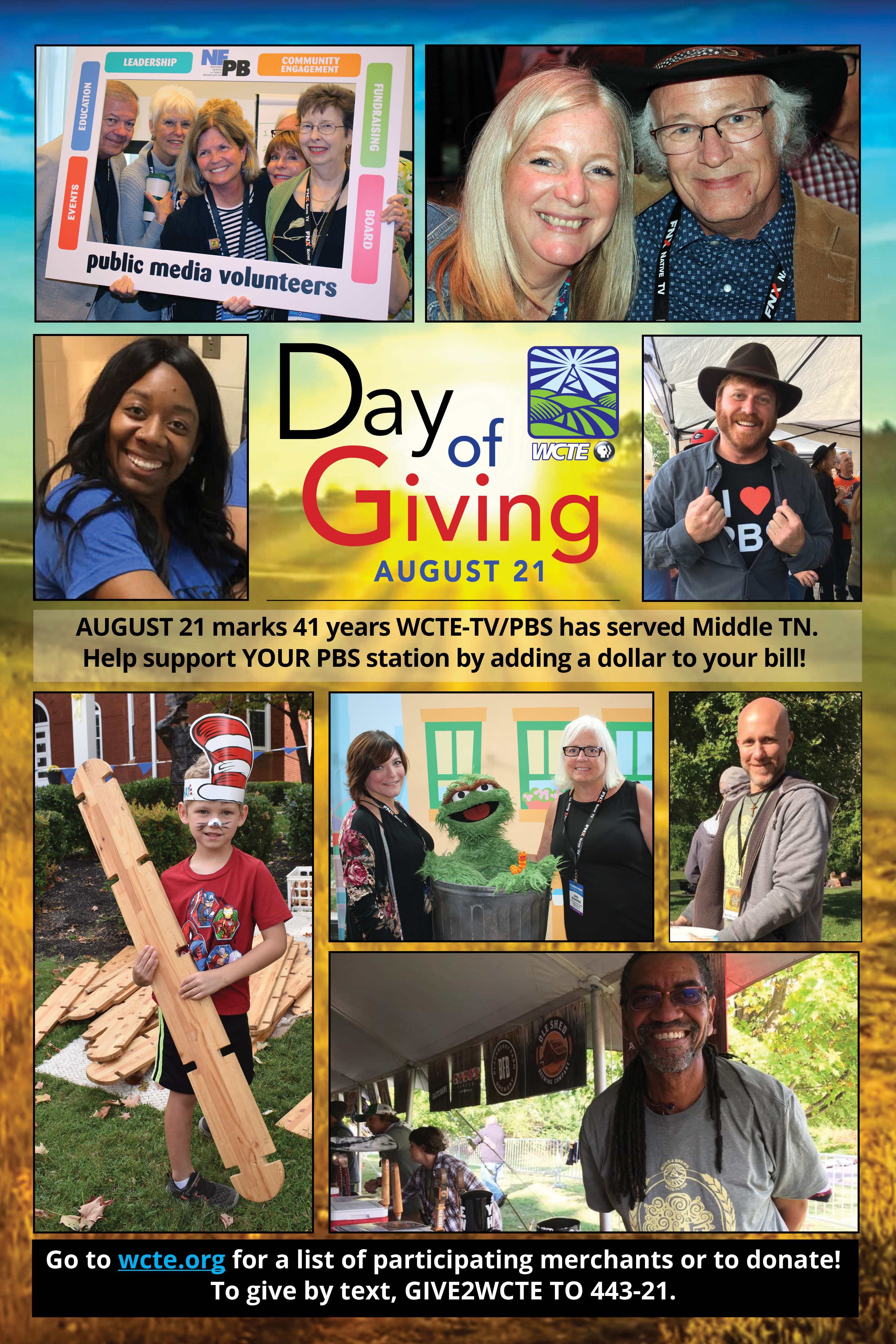 WCTE Announces "Day of Giving"