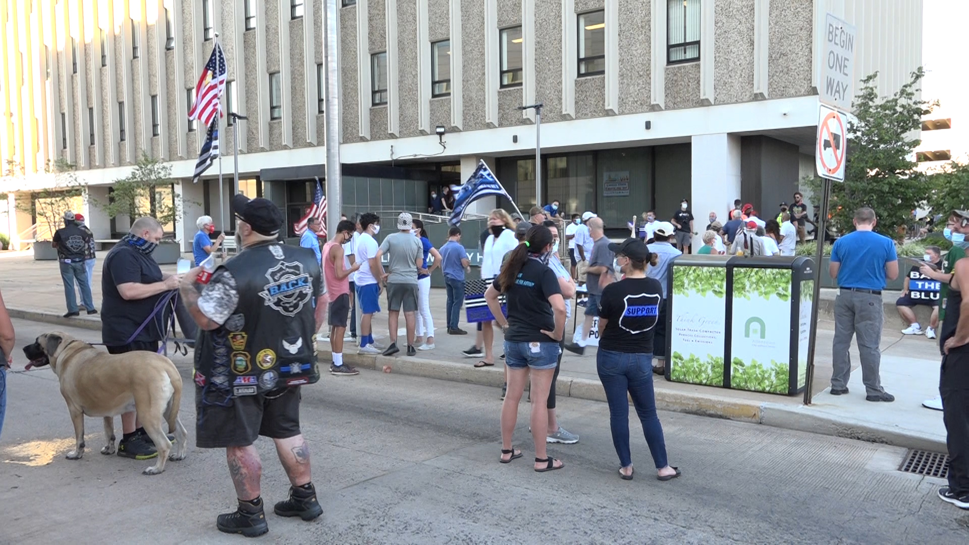 Opposing Protesters Gather Outside Allentown City Hall As Council Talks ...