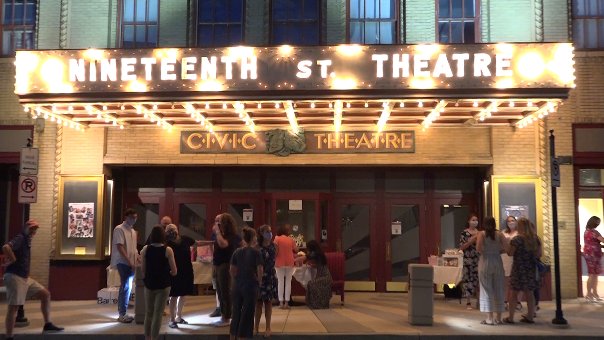 Allentown Theater Improvises, Hosts Bridal Shower Under Marquee