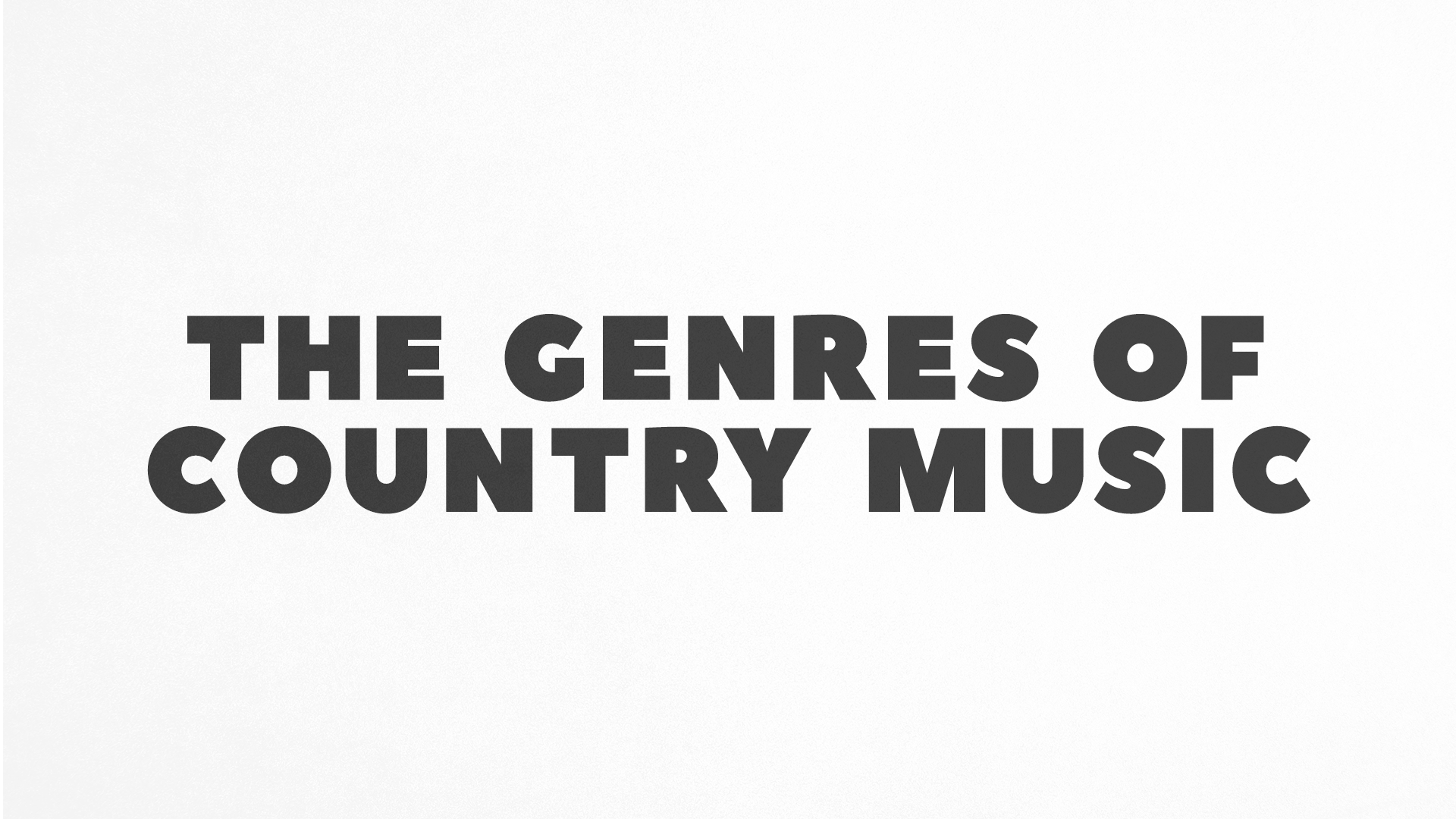 Country Music Genres | Country Music: A Nashville Story | NPT
