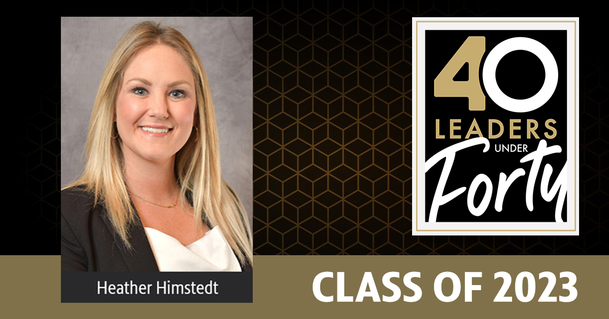Heather A. Himstedt | Class of 2023 | 40 Leaders Under Forty