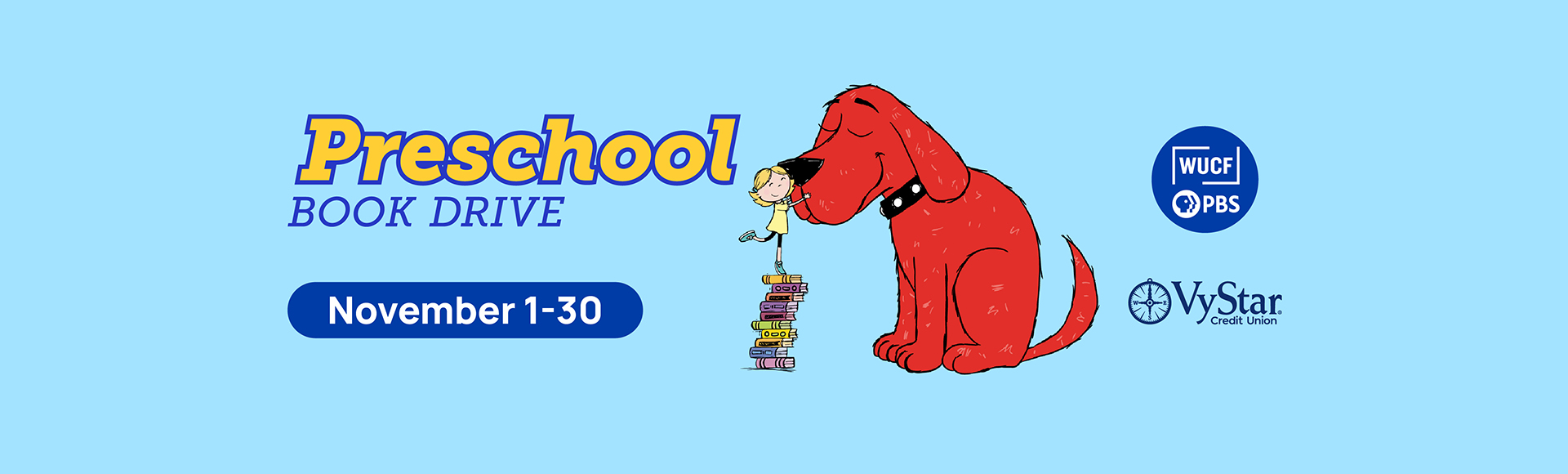 WUCF & VyStar Host Preschool Book Drive to Benefit Head Start