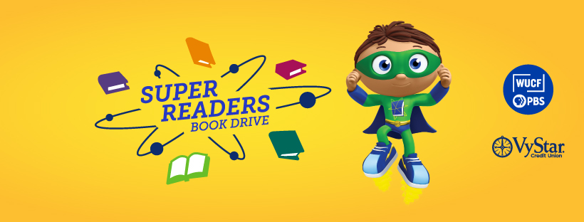 WUCF and VyStar Credit Union to Host Super Readers Book Drive